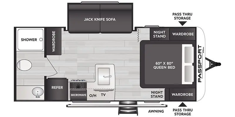 Keystone Passport Classic 184RB Travel Trailers for Sale